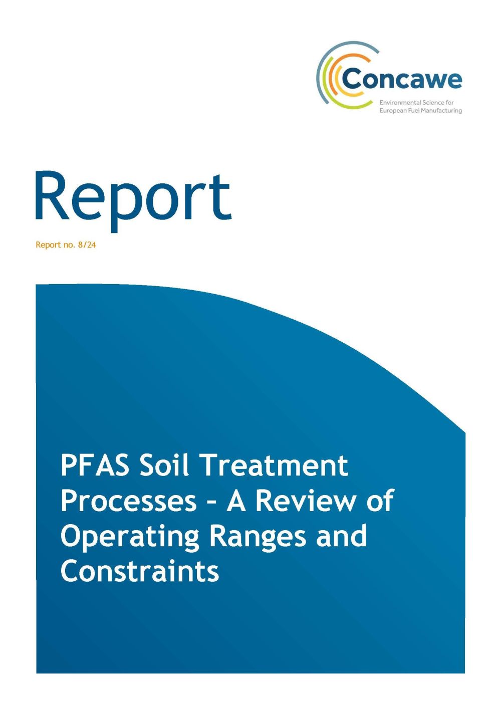 PFAS Soil Treatment Processes – A Review of Operating Ranges and ...